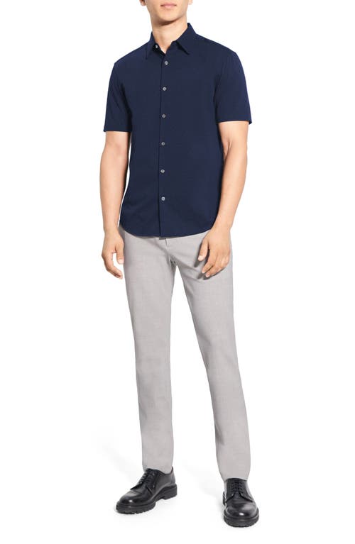 THEORY irving short sleeve button-up shirt