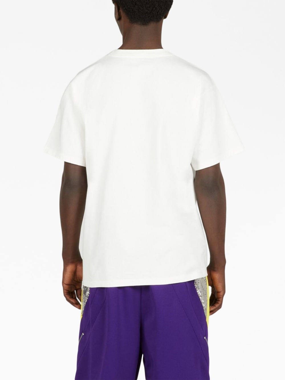 Gucci Gradient Logo-Print Cotton T-Shirt - White | Editorialist