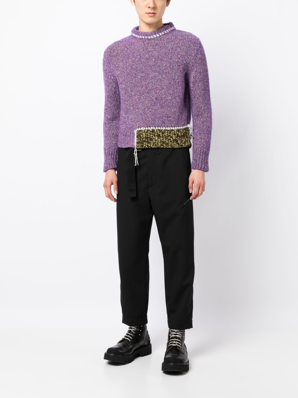 OAMC OAMC Belted-Waist Cropped Trousers