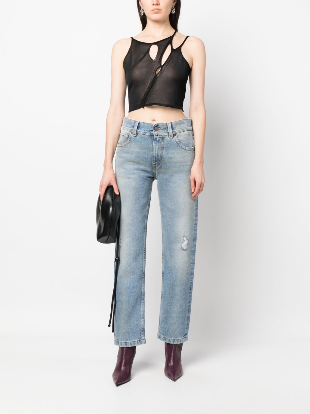 PALM ANGELS Palm Angels Straight-Leg Jeans