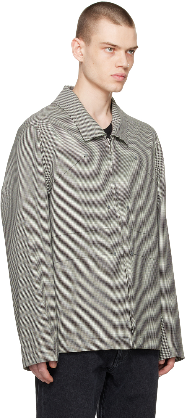 kyraOmar Afridi PLAID A2 JACKET 44サイズ 23995230~houndstooth_1.jpg