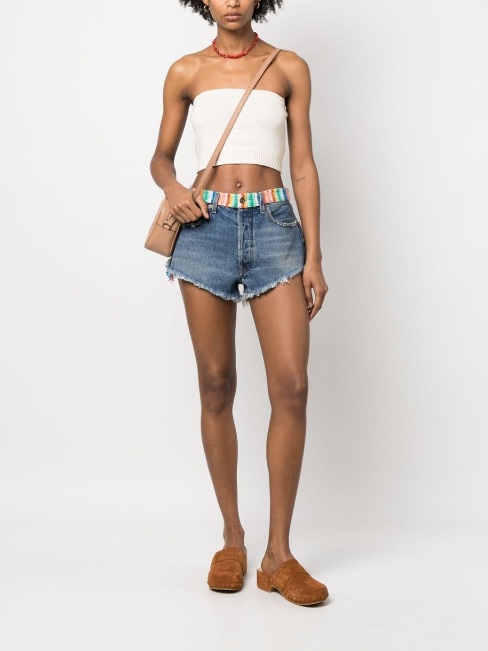 ALANUI Denim Shorts