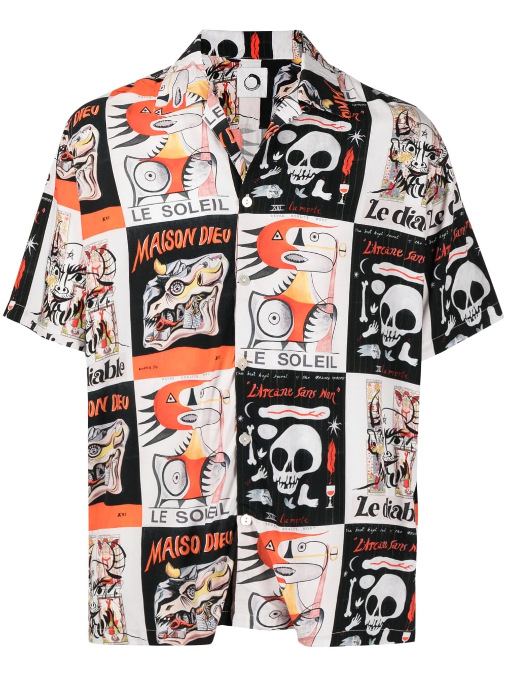 ENDLESS JOY Endless Joy Graphic-Print Bermuda Shorts