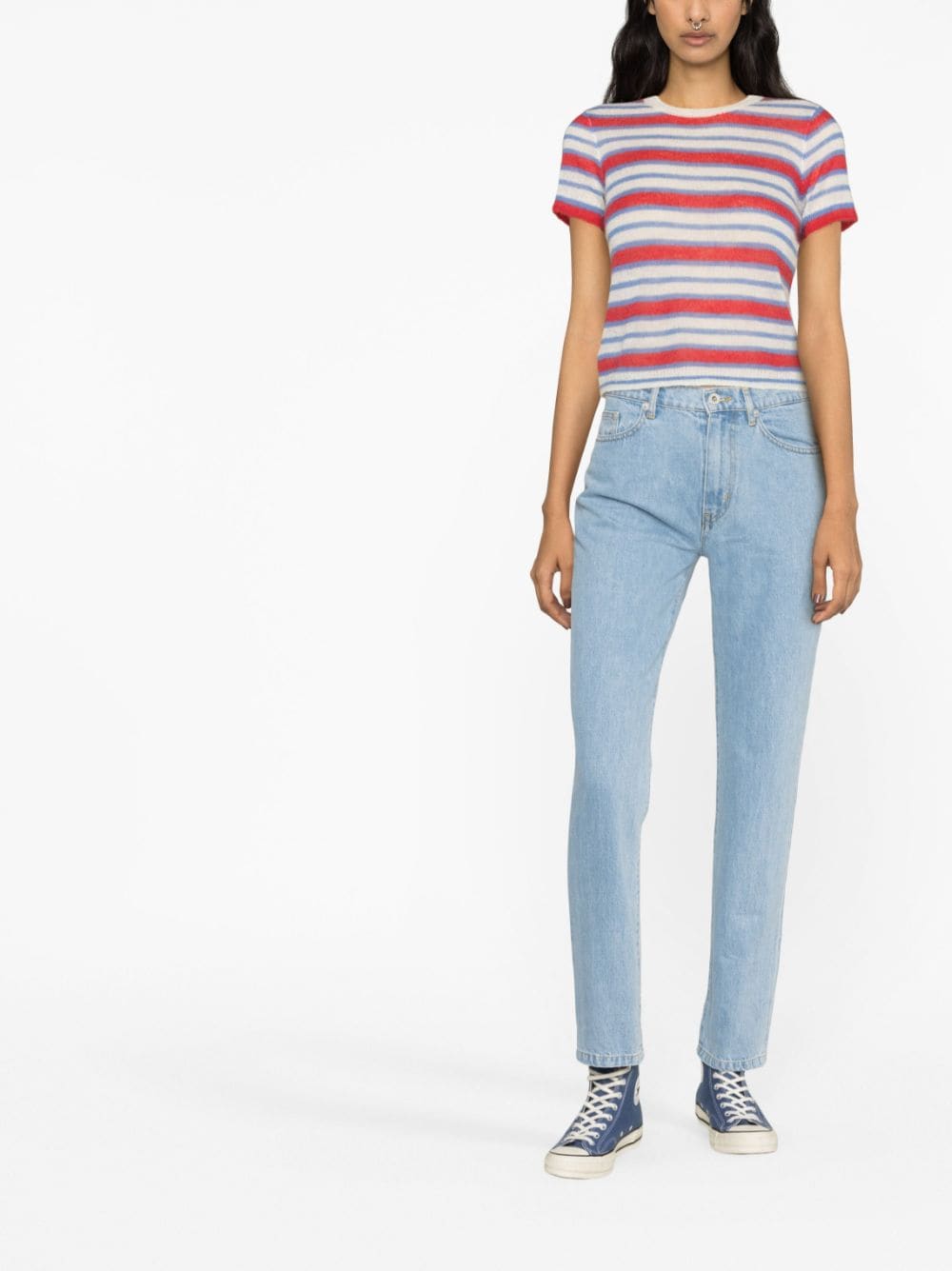 KENZO Kenzo Asagao Straight-Leg Jeans