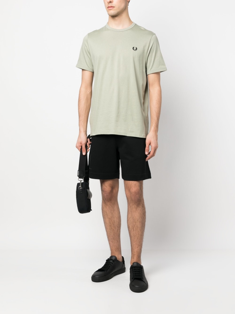 CANADA GOOSE Canada Goose Logo-Print Cotton Track Short