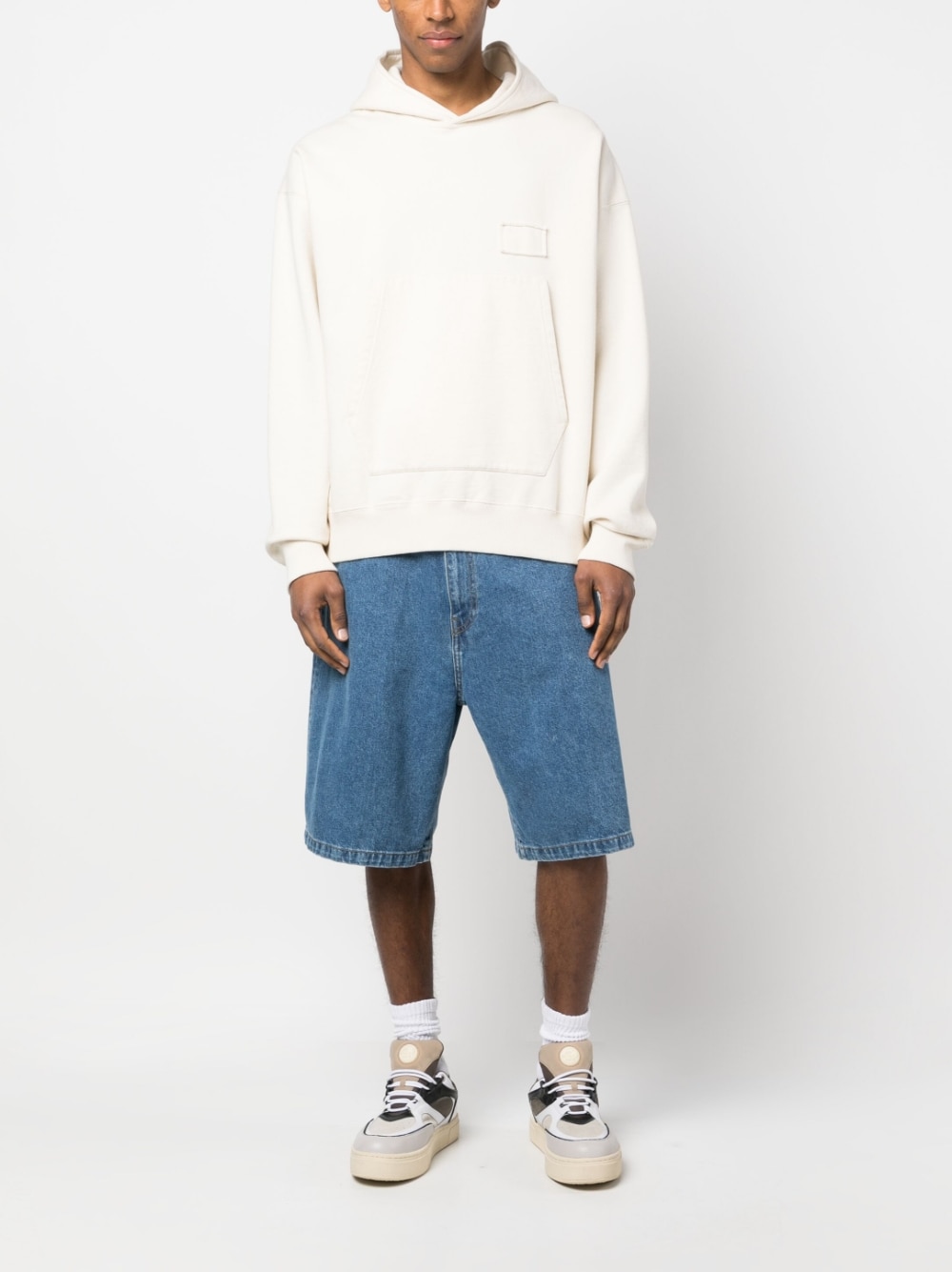 CARHARTT WORK IN PROGRESS Carhartt WIP Logo-Detail Denim Shorts