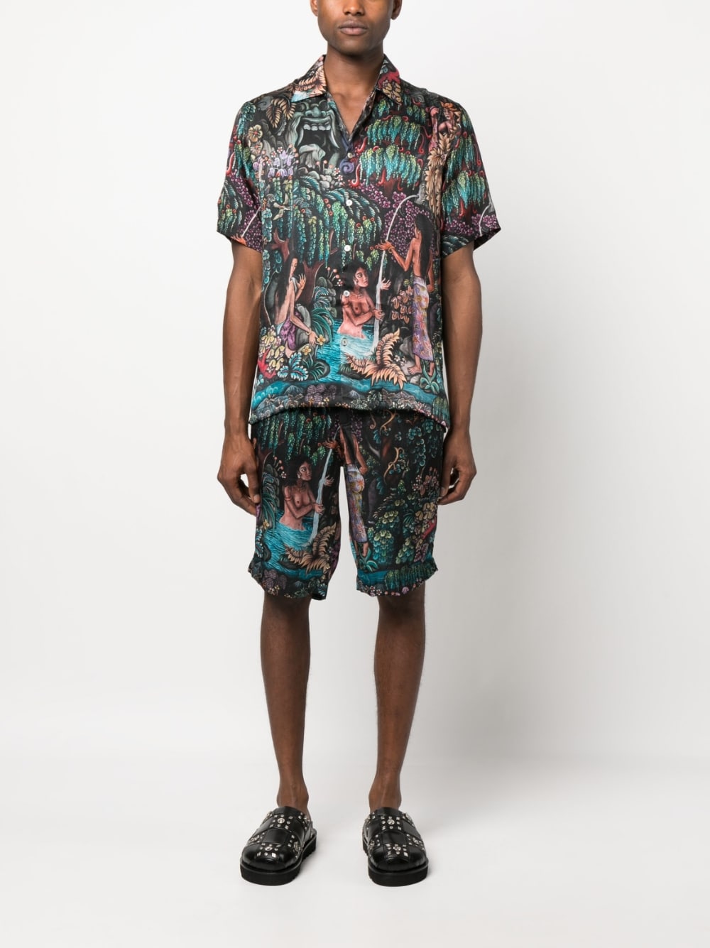 ENDLESS JOY Endless Joy Goa Gajah Bermuda Shorts