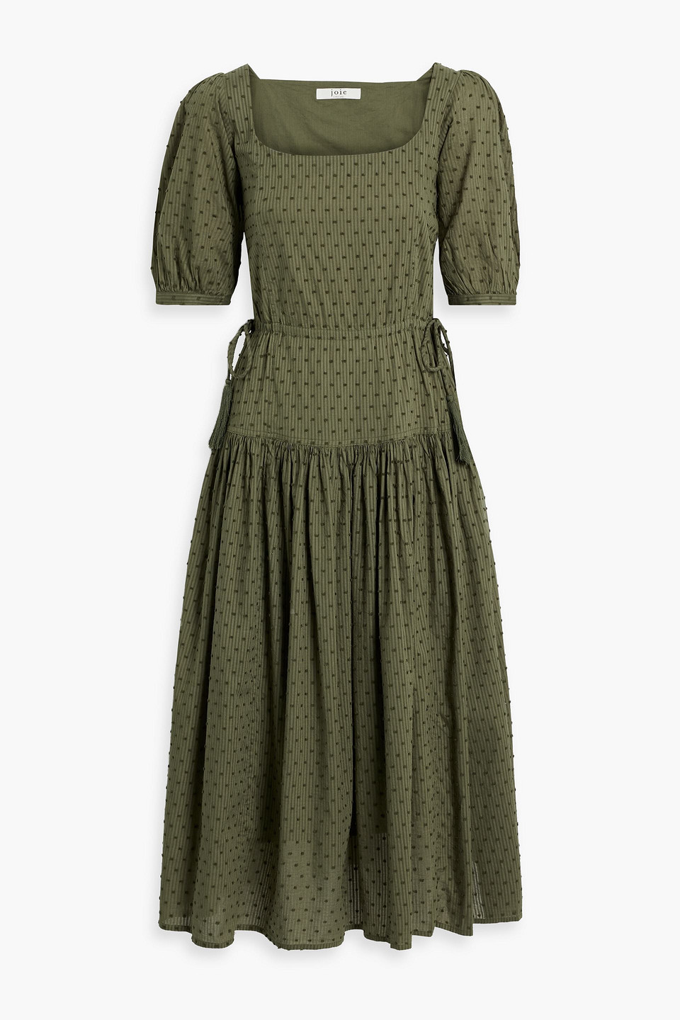 green emerald velvet dress JOIE RET$328 SILK SHORT SLEEVE DESIGNER DRESS YELLOW GREEN XS – Too Good To  Be Threw main image 1