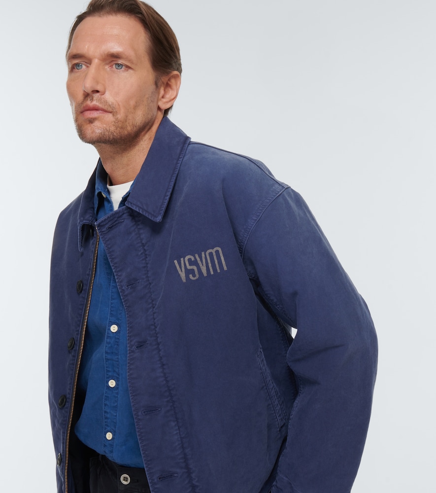 Visvim Deckhand Light Cotton Jacket In Blue - 30% Off | Editorialist