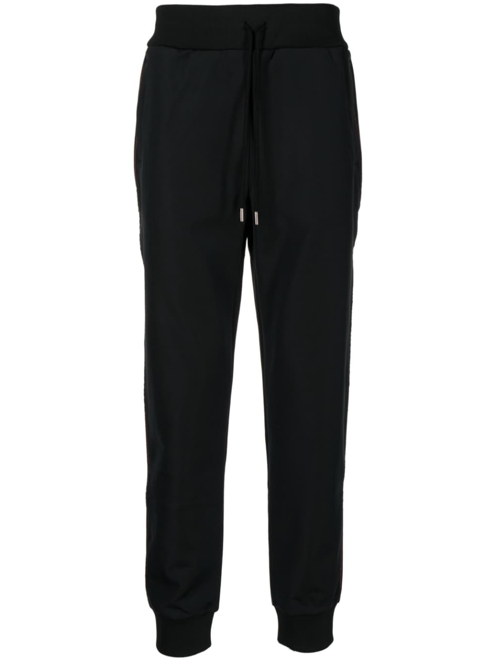 Julius Drop-Crotch Cropped Track Pants In Black - 47% Off