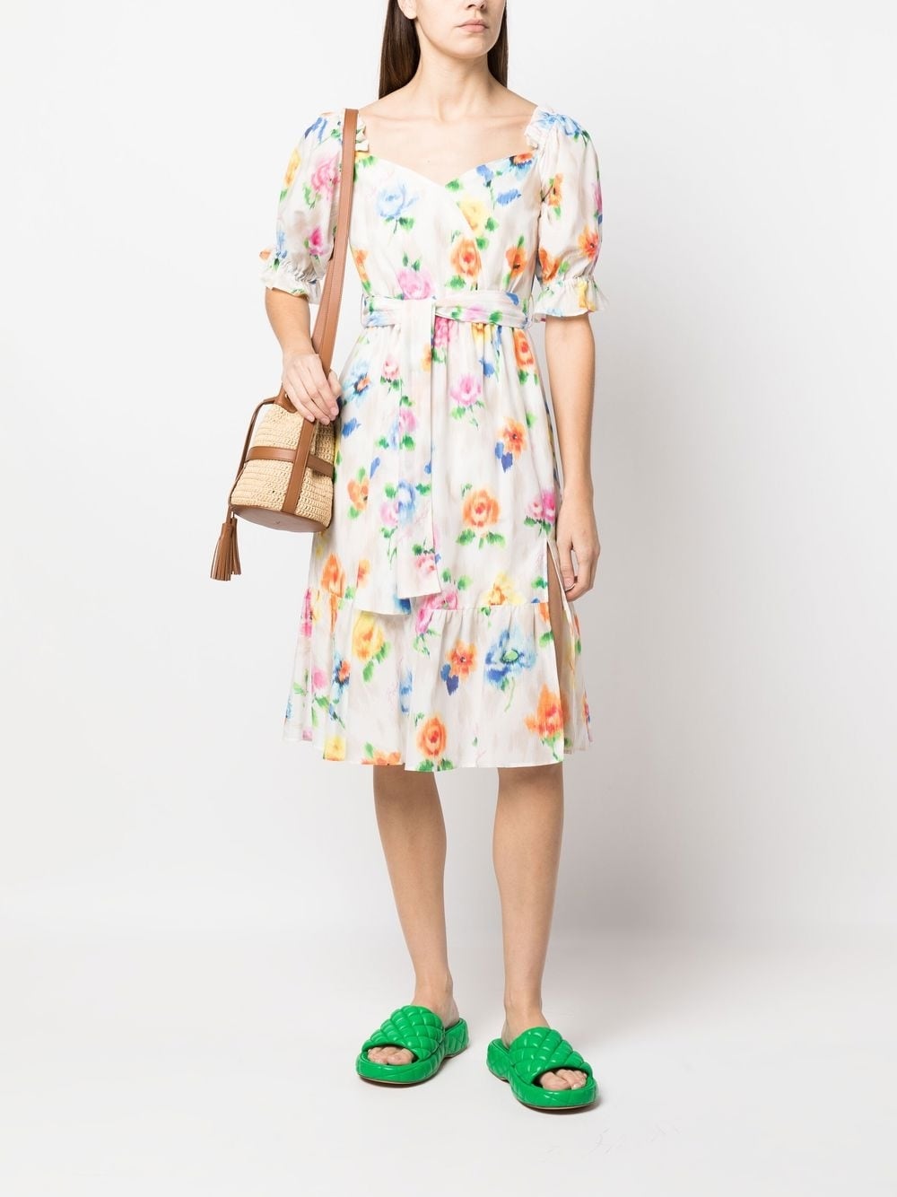 MOSCHINO Boutique Moschino Floral-Print Midi Dress