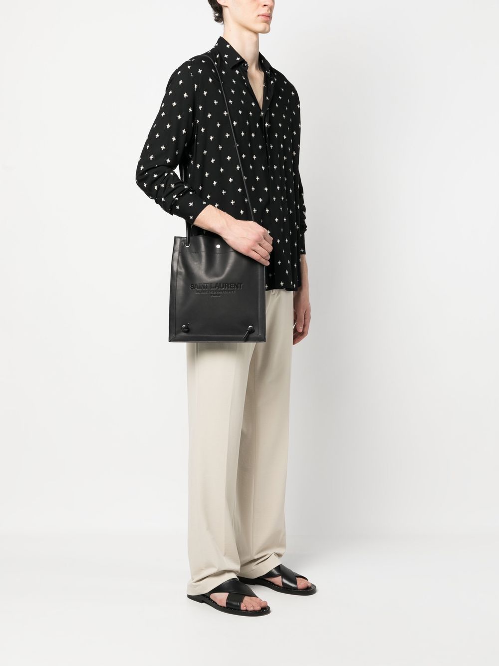 SAINT LAURENT Universite Flat Crossbody Bag