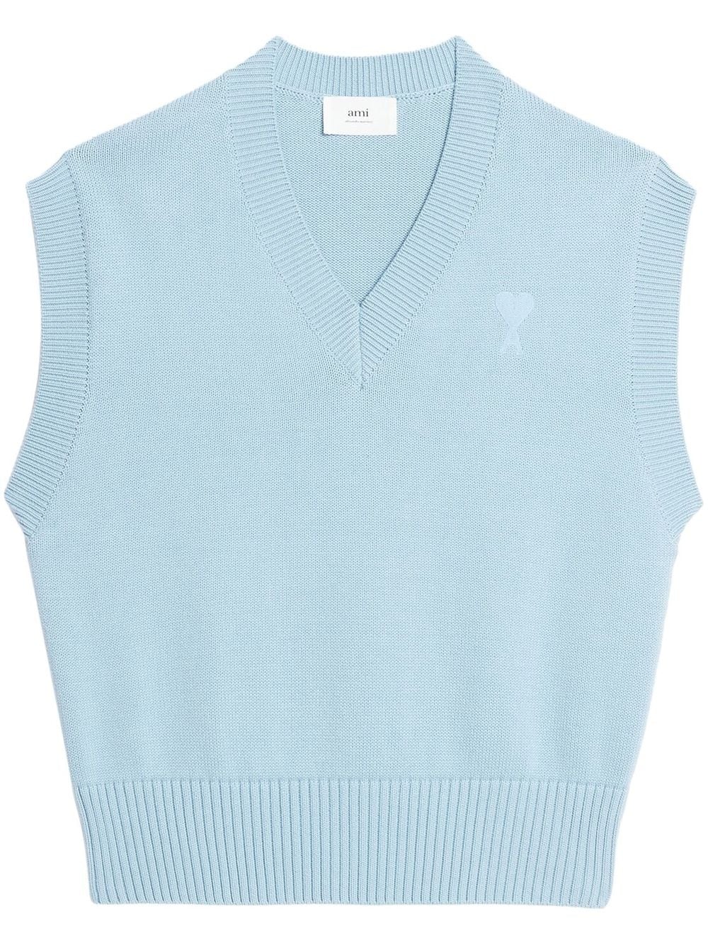 AMI AMI Paris Ami de Coeur V-Neck Vest