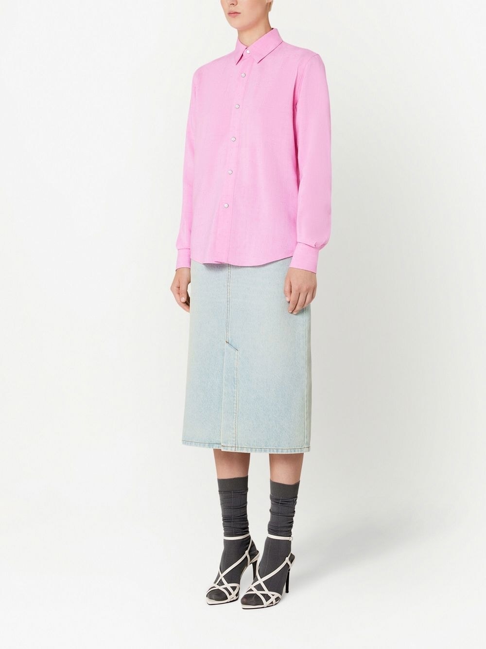 AMI AMI Paris Long-Sleeve Buttoned Shirt