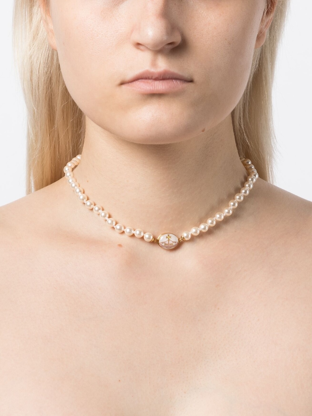 Vivienne Westwood Loelia Pearl Necklace - White | Editorialist