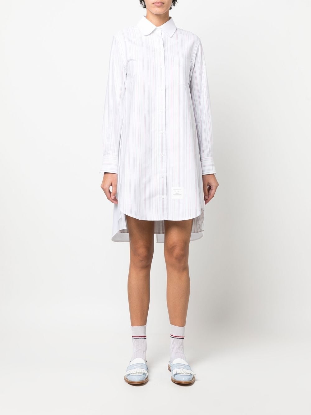 THOM BROWNE Thom Browne Striped Shirtdress