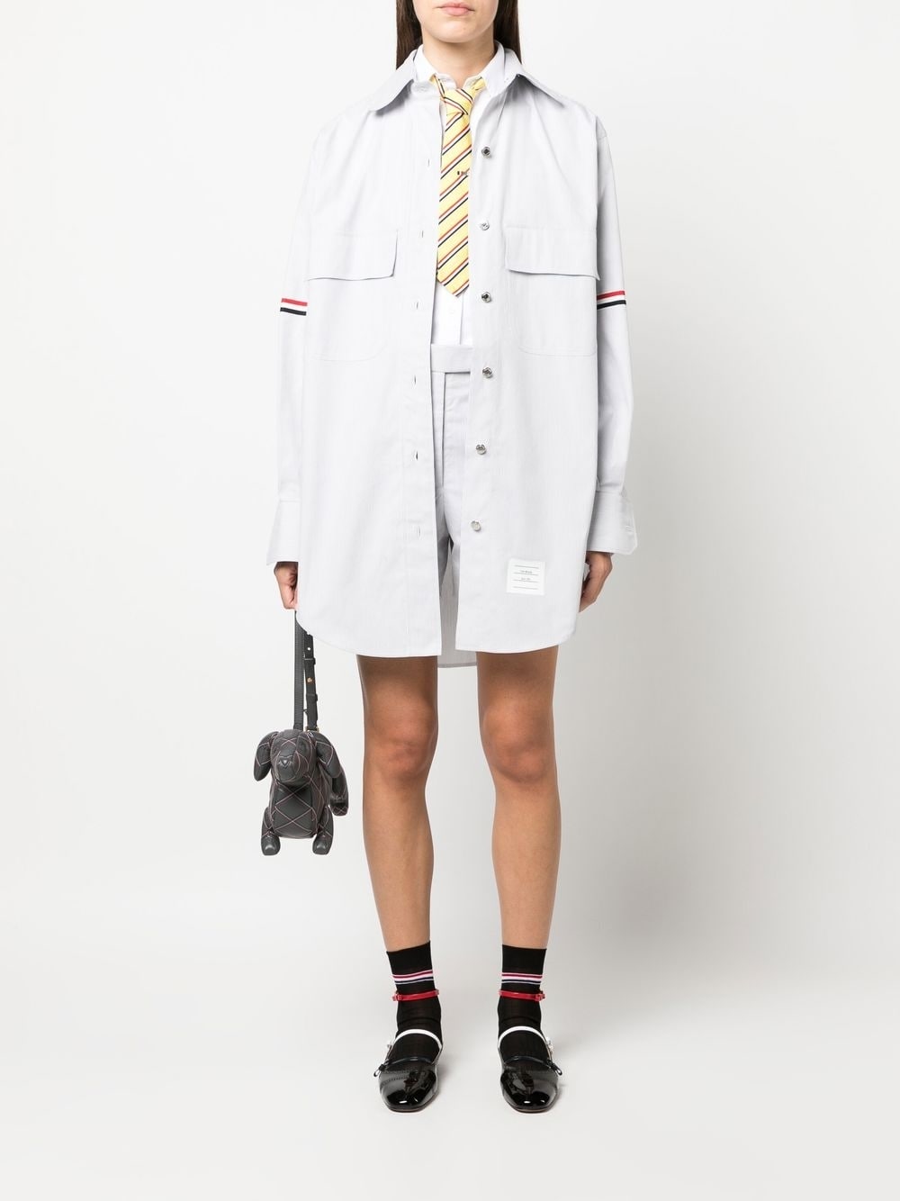 THOM BROWNE Thom Browne Striped Tailored Shorts