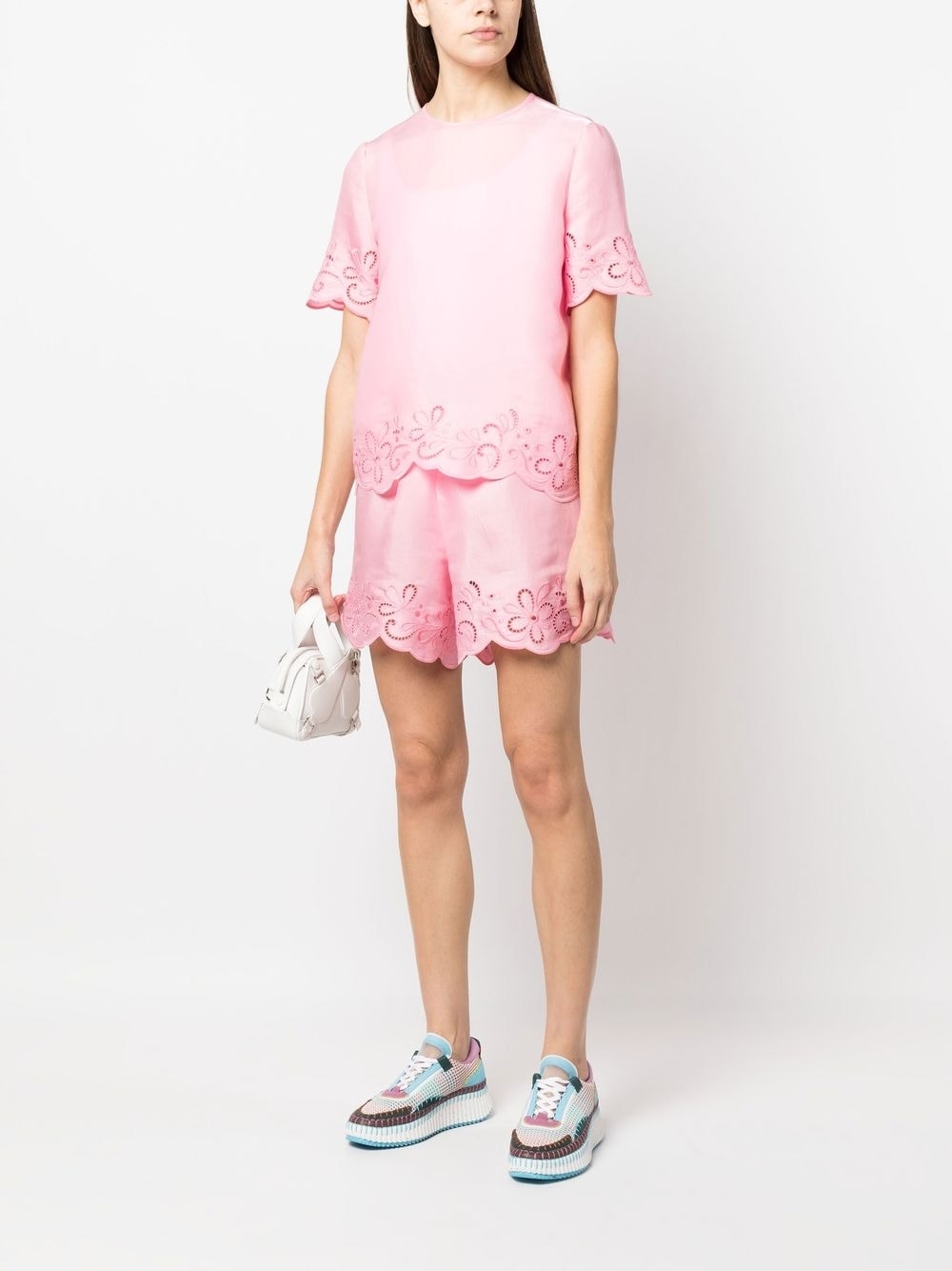 MOSCHINO Boutique Moschino Lace-Trimmed Shorts