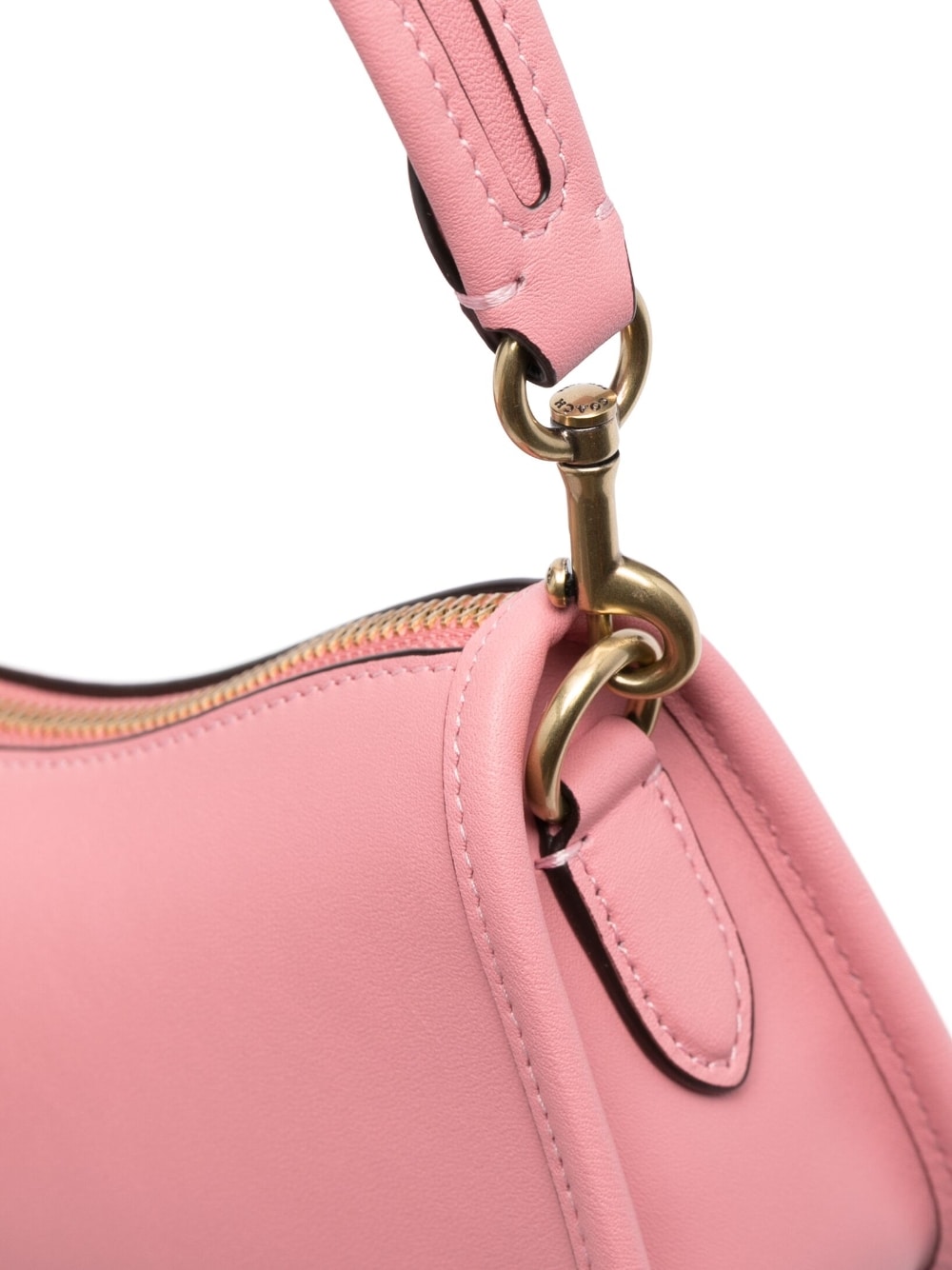 美品✨Coach Shoulder Bag Double Pocket Pink Coach Camera Bag Double Zip Shoulder Pink Small Leather | eBay