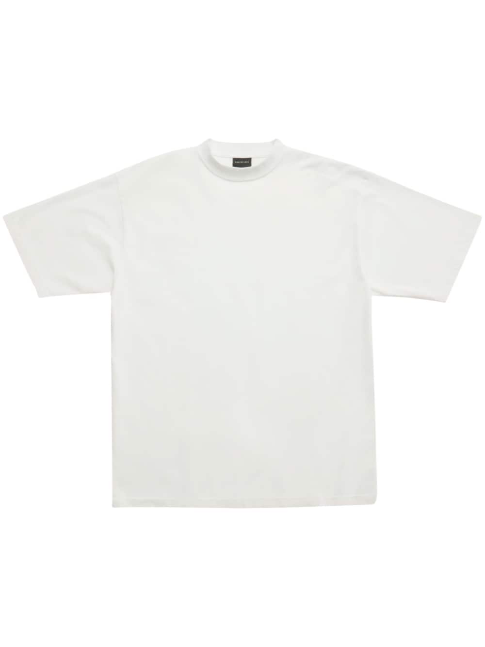 BALENCIAGA Embroidered-Logo Cotton T-Shirt