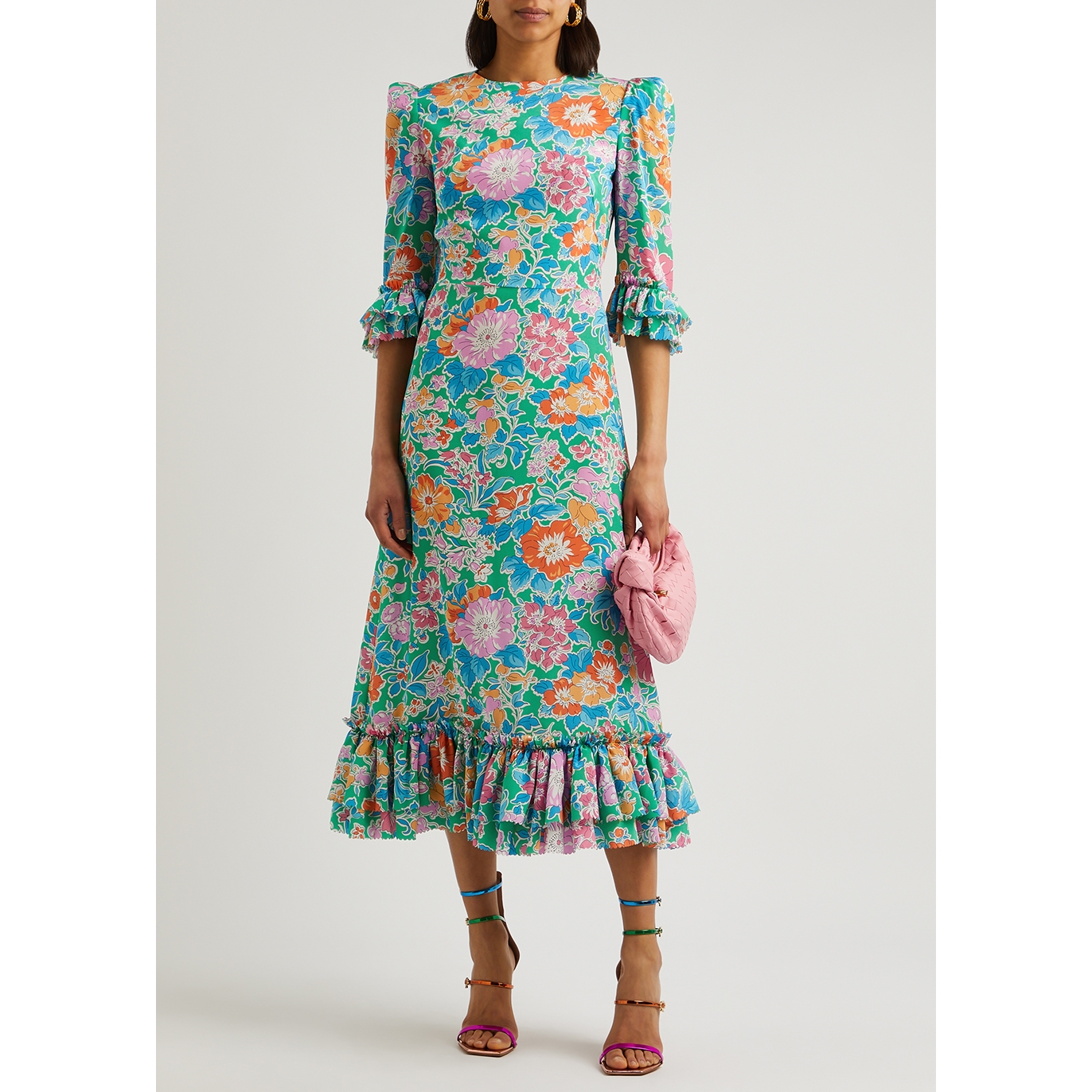 vampire's wife falconetti dress green The Vampire's Wife-Falconetti Midi Dress-Kate Middleton