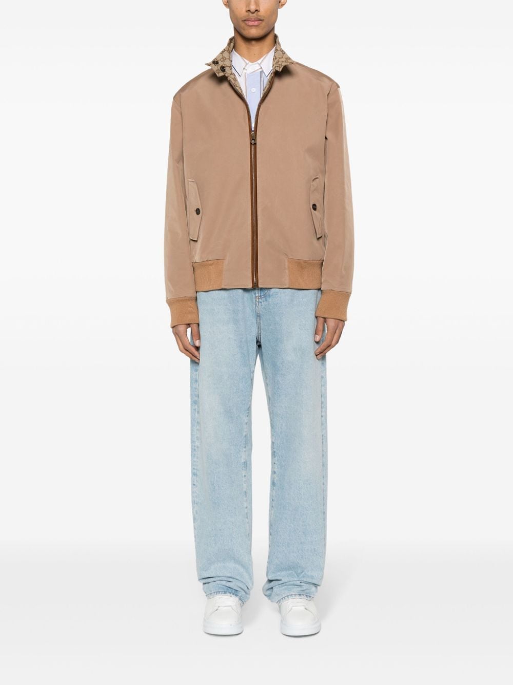 GUCCI Gucci GG Supreme-Canvas Reversible Jacket
