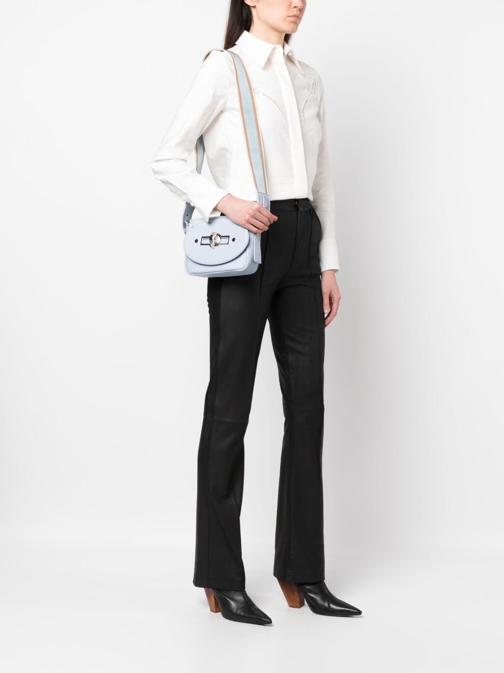 ZANELLATO Small Tina Daily Leather Shoulder Bag