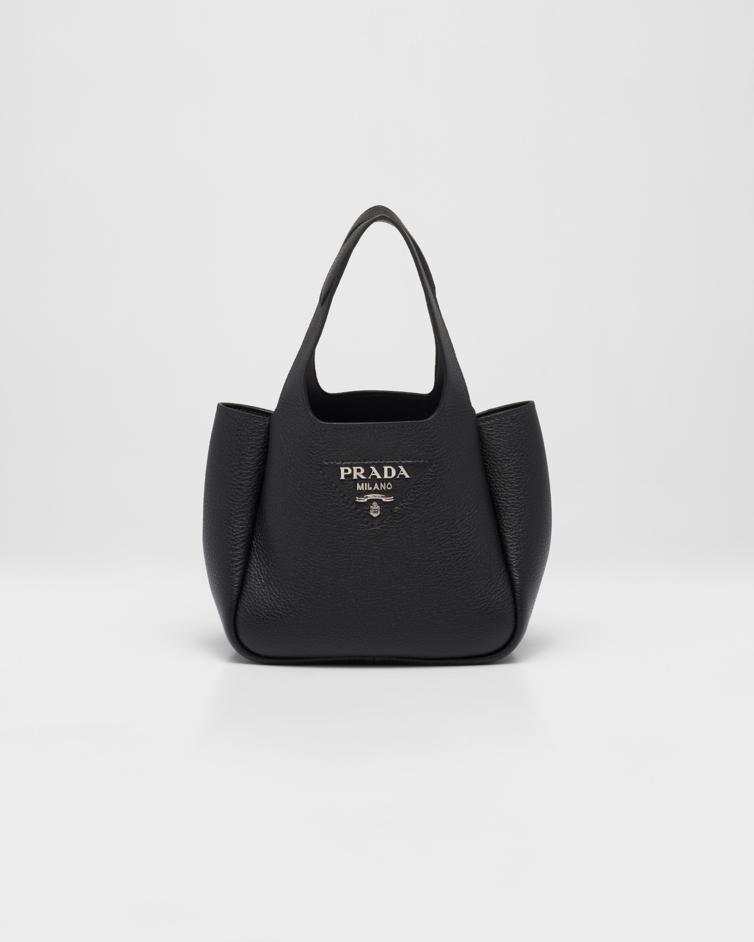 Prada Leather Mini Bag - Black | Editorialist