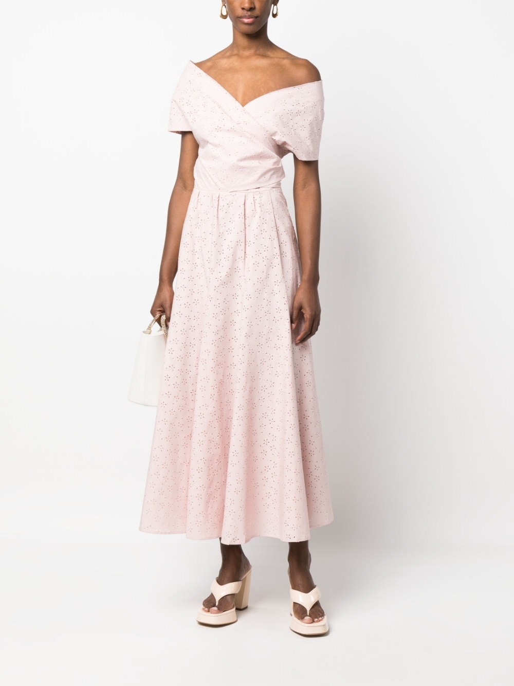 PHILOSOPHY DI LORENZO SERAFINI Philosophy Di Lorenzo Serafini Broderie-Anglaise Long Dress