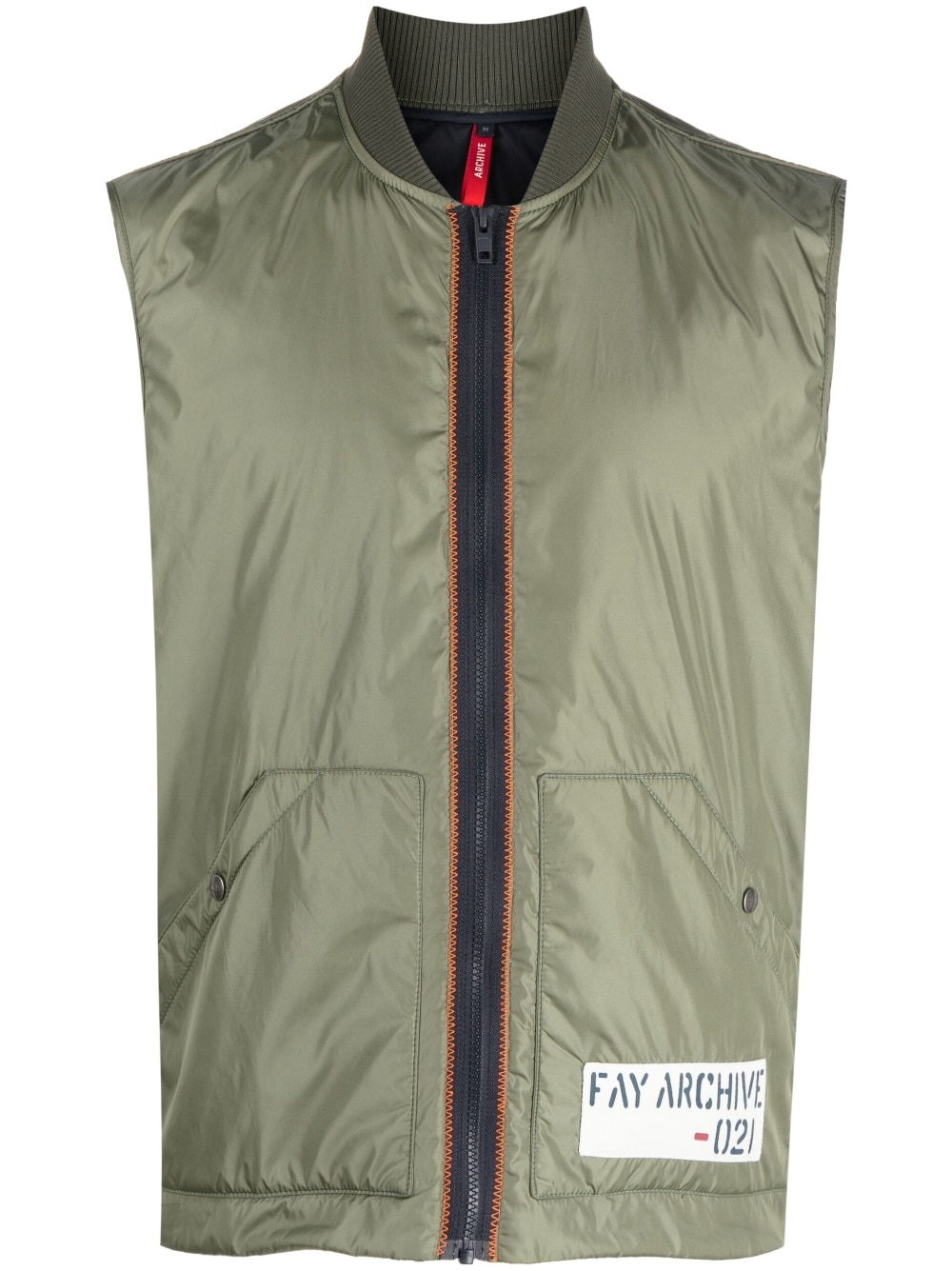 FAY Fay Logo Patch Gilet