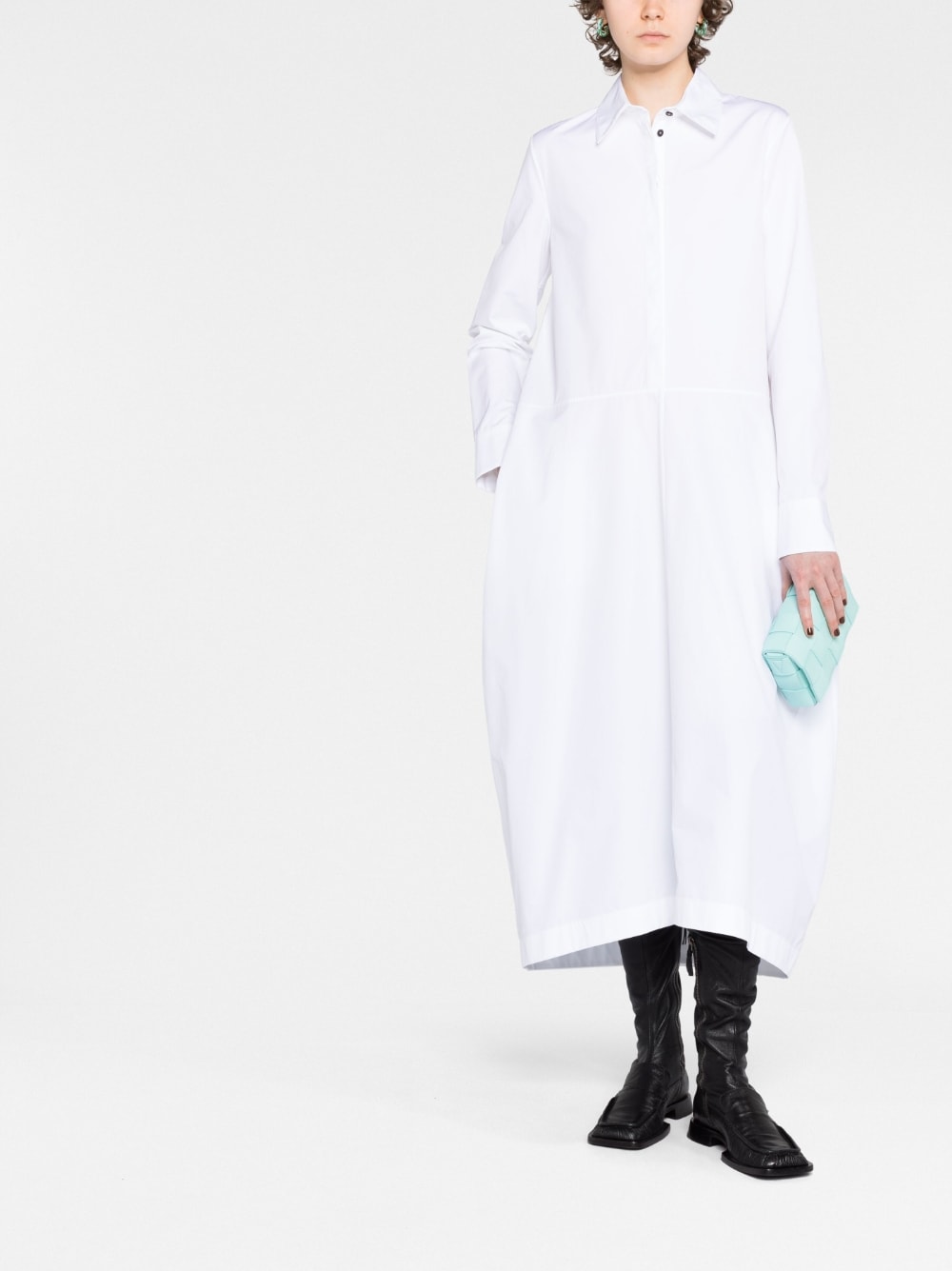 JIL SANDER Baggy-Fit Shirt Maxi Dress