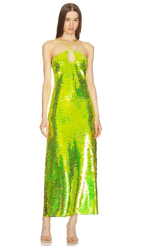 Cult Gaia Lily Dress In Green In Acid Fern - 55% Off | Editorialist Cult Gaia Lily Dress In Green In Acid Fern - 55% Off | Editorialist
