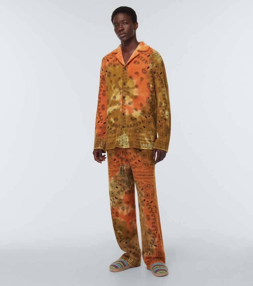 ALANUI Alanui Bandana Piquet Jacquard Cotton Pants