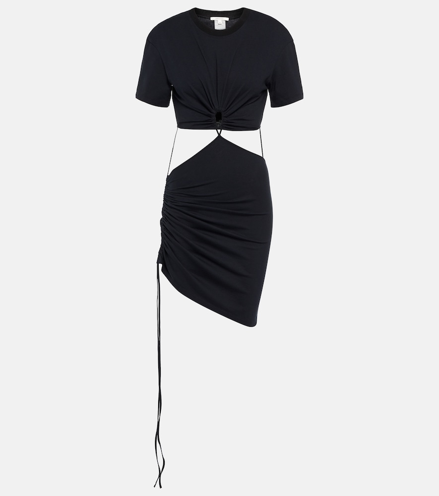NENSI DOJAKA NENSI DOJAKA Cutout Cotton Jersey T-Shirt Dress