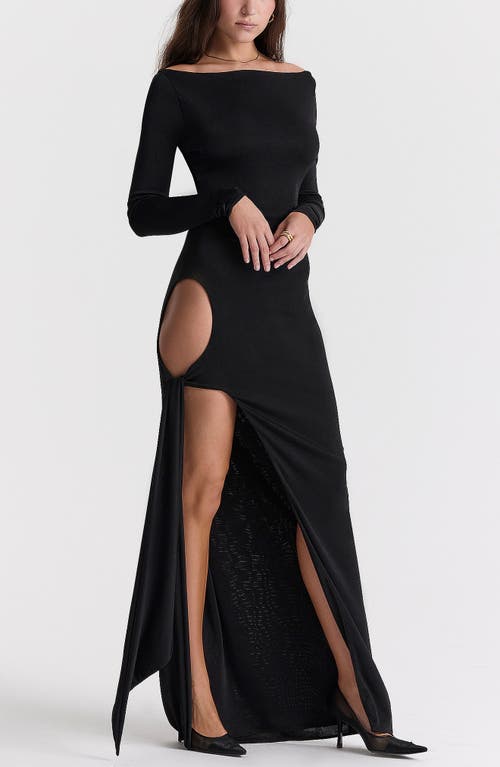 HOUSE OF CB Cutout Long Sleeve Cocktail Dress