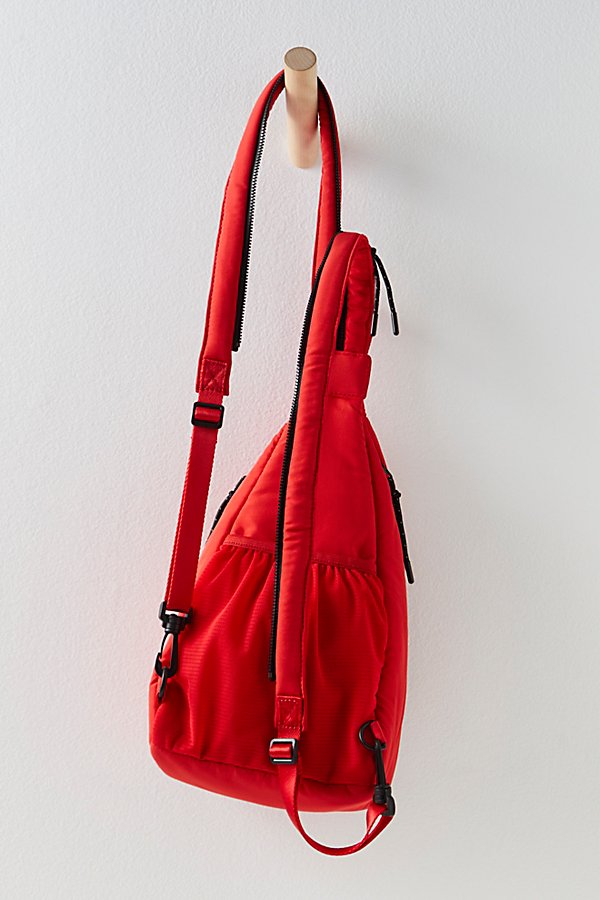 FP Movement by Free People Dual Pack Sling Backpack in Cream and Red Free People FP Movement Mesh Sling Bag Double Bag Design | eBay main image 4