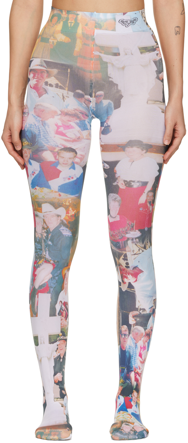 Tyt Printed Tights - Multi | Editorialist