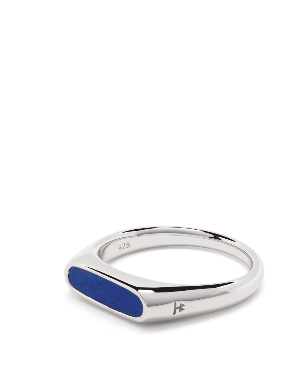 アクセサリー Tom Wood Mario Ring Lapis Tom Wood Sterling Mario Lapis Signet Ring In Silver | Editorialist