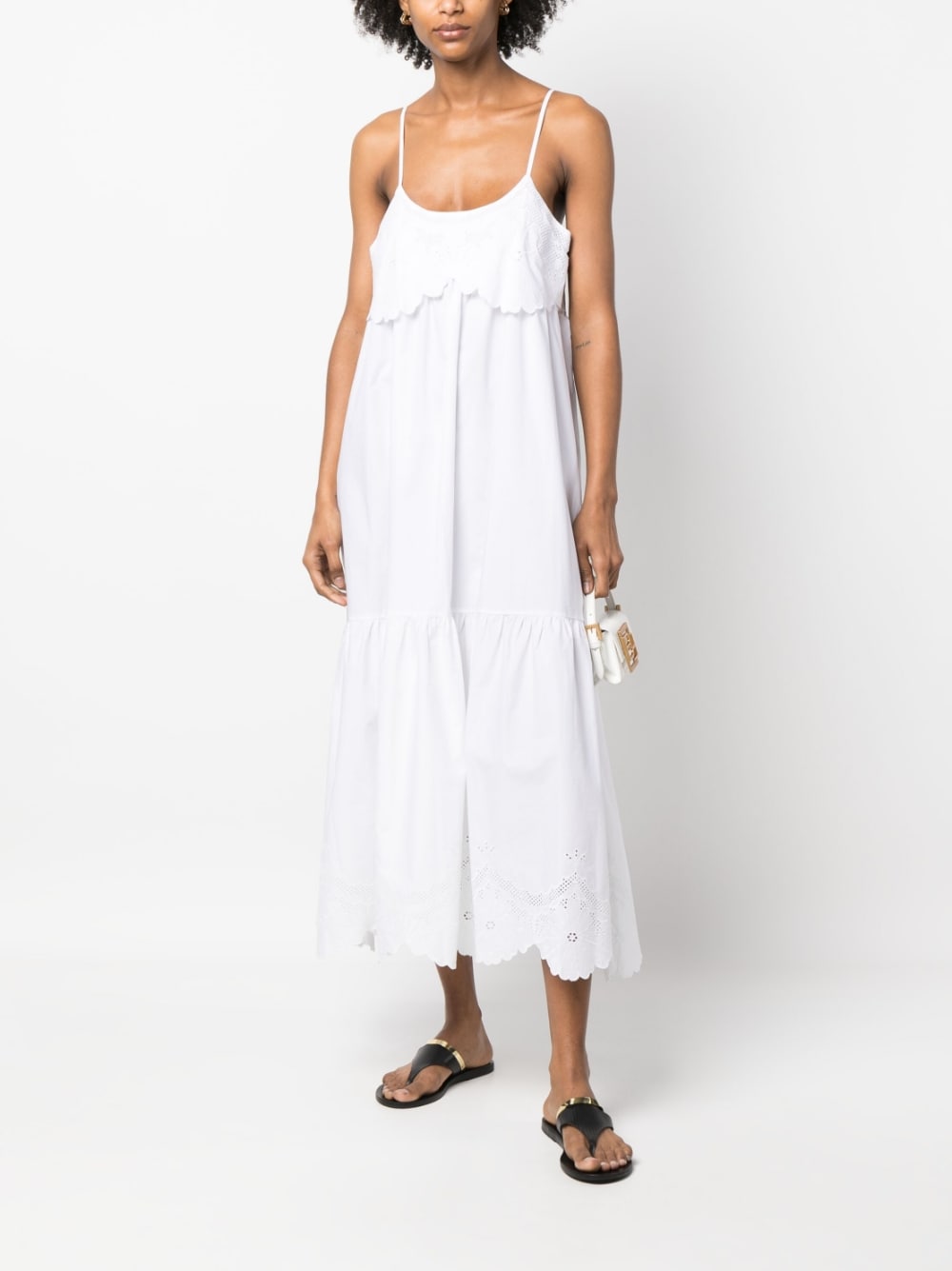 TWINSET Tiered-Skirt Shift Dress