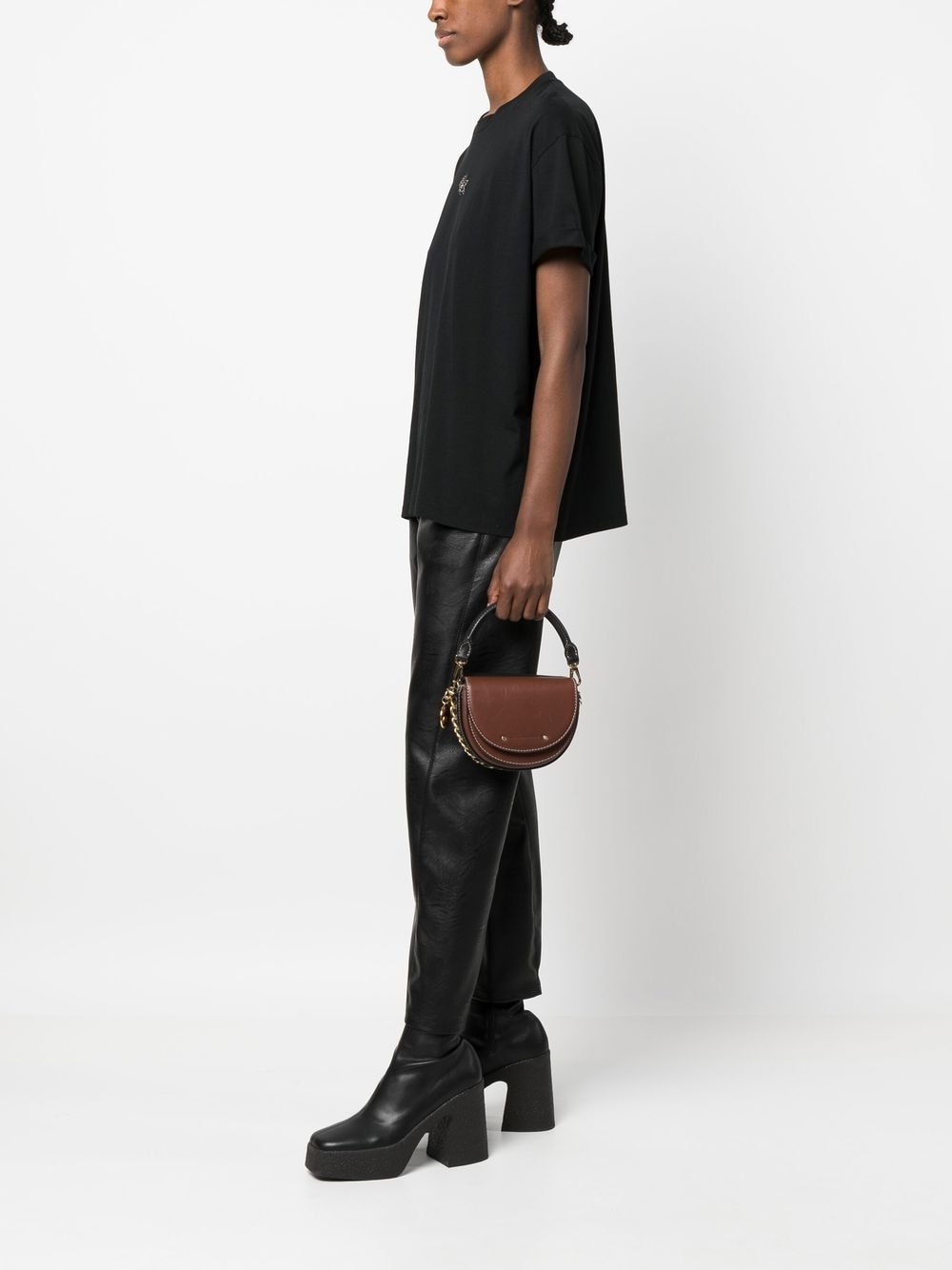 STELLA MCCARTNEY Stella McCartney Frayme Chain-Detail Shoulder Bag