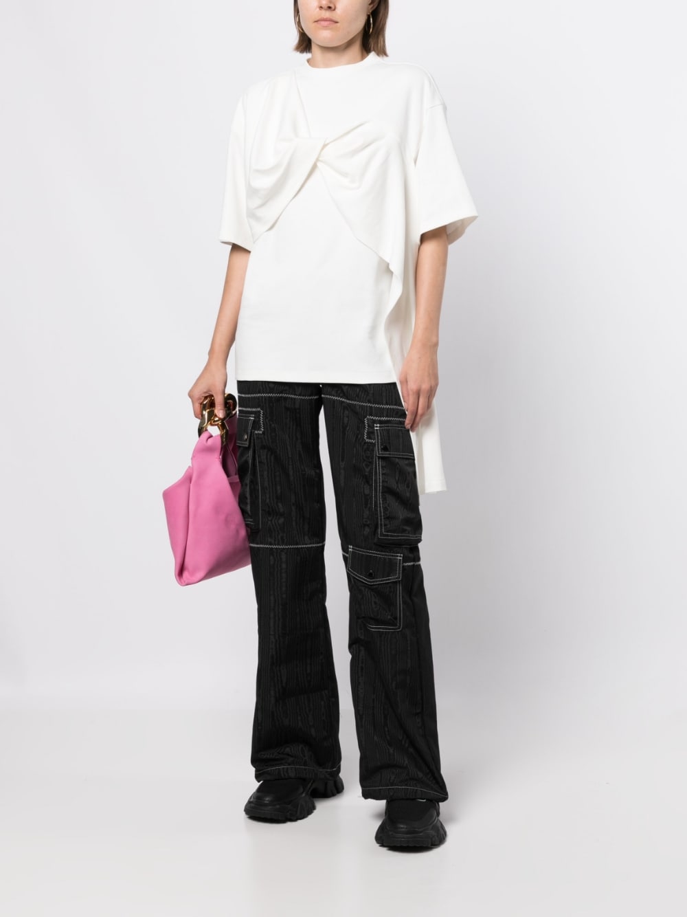 GOEN.J Goen.J Twist-Detail T-Shirt