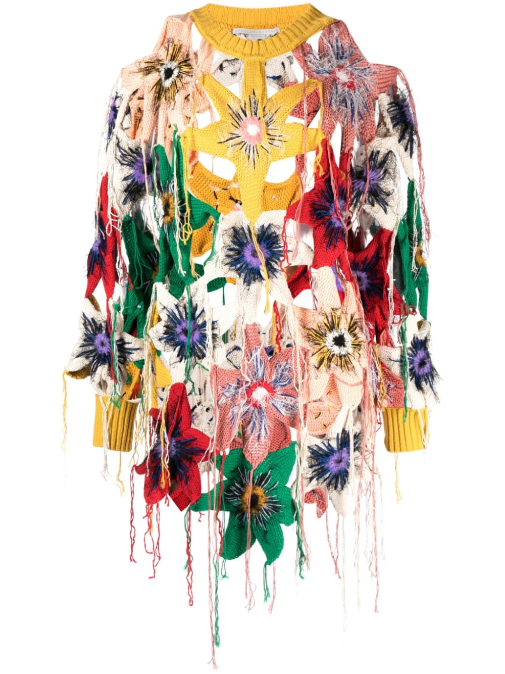 STELLA McCARTNEY フラワープリント 切替 ニット ステラ マッカートニー（STELLA McCARTNEY）2022秋冬コレクション