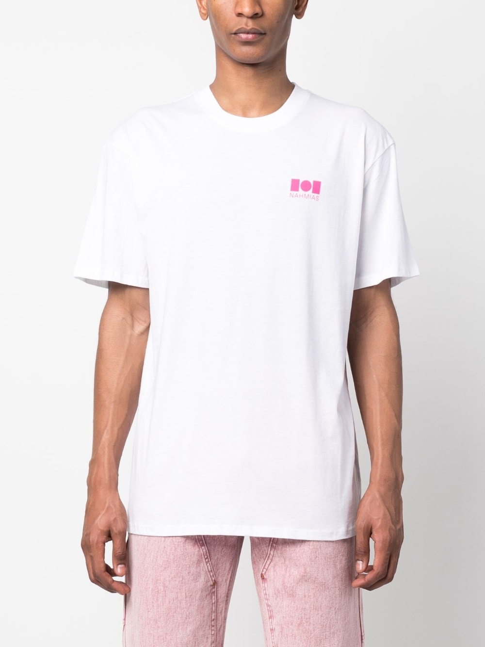 NAHMIAS logo-print cotton t-shirt