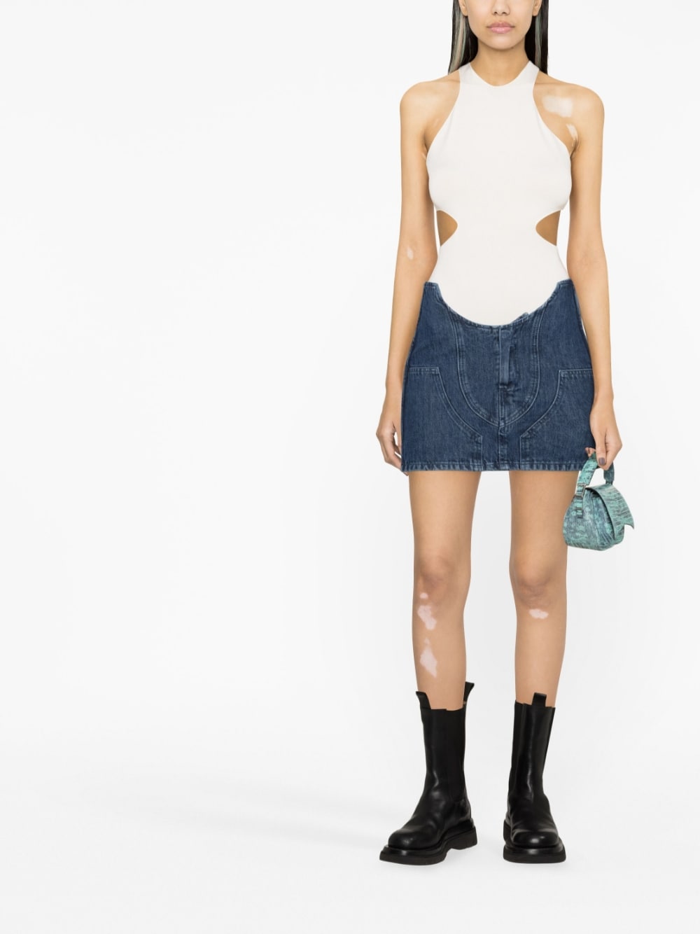 OFF-WHITE Off-White High-Rise Mini Skirt