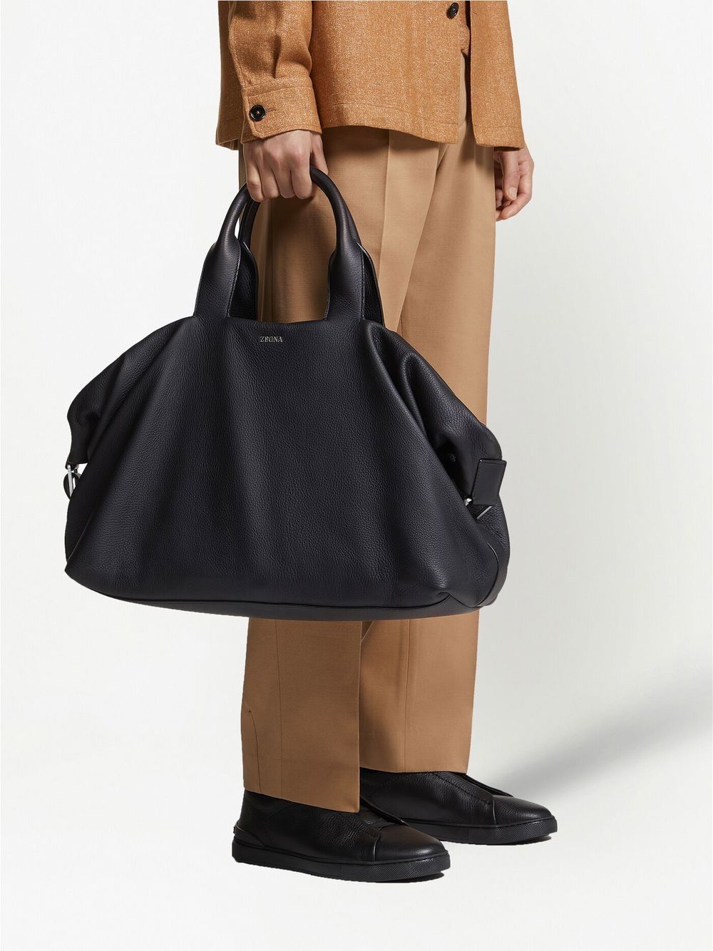 ZEGNA Zegna Raglan Deerskin Holdall