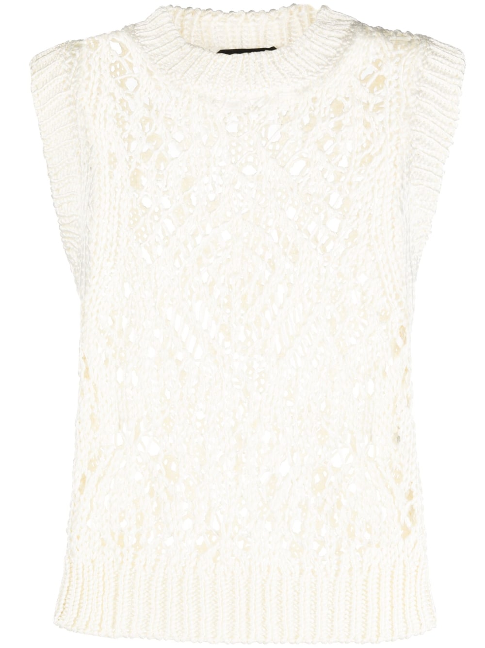 TOM FORD TOM FORD Open-Knit Silk Top