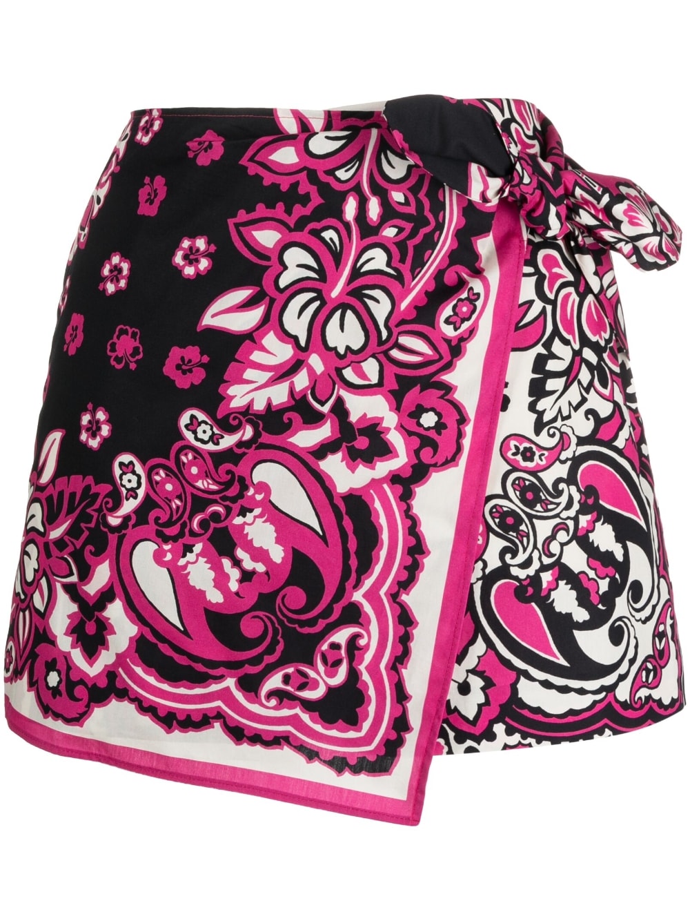 RED VALENTINO RED Valentino Bandana-Print Cotton Skort