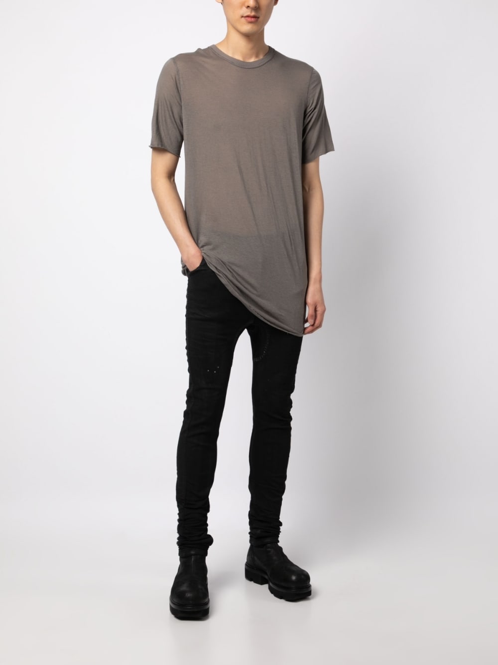 BORIS BIDJAN SABERI Boris Bidjan Saberi Drop-Crotch Skinny Jeans