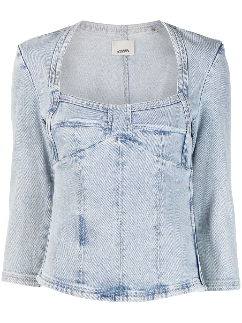 AMANDA UPRICHARD Long Sleeve Braswell Top
