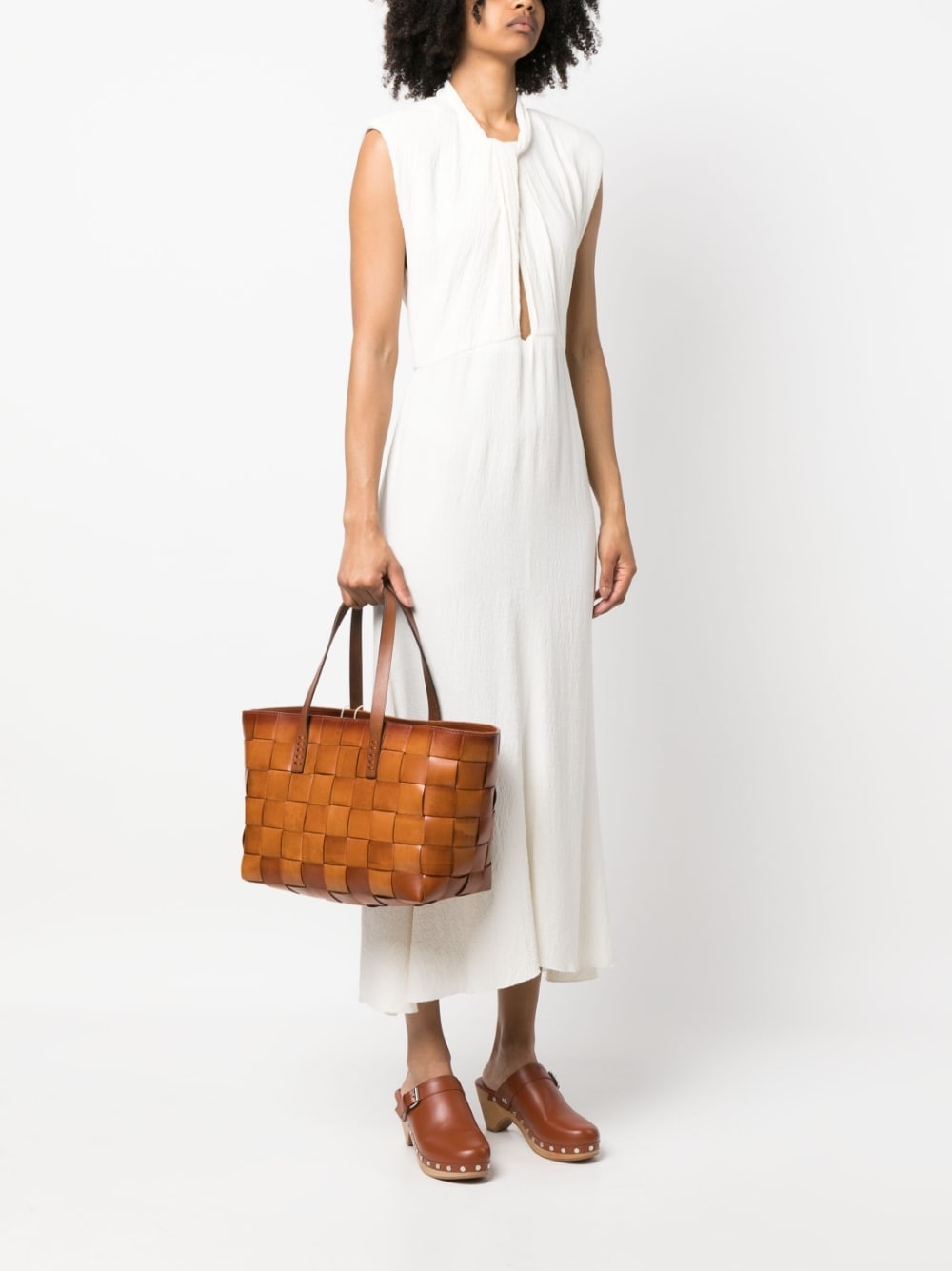 DRAGON DIFFUSION DRAGON DIFFUSION Woven Leather Tote Bag